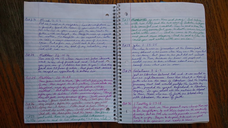 Ready to Try Scripture Writing? – Great and Noble Tasks