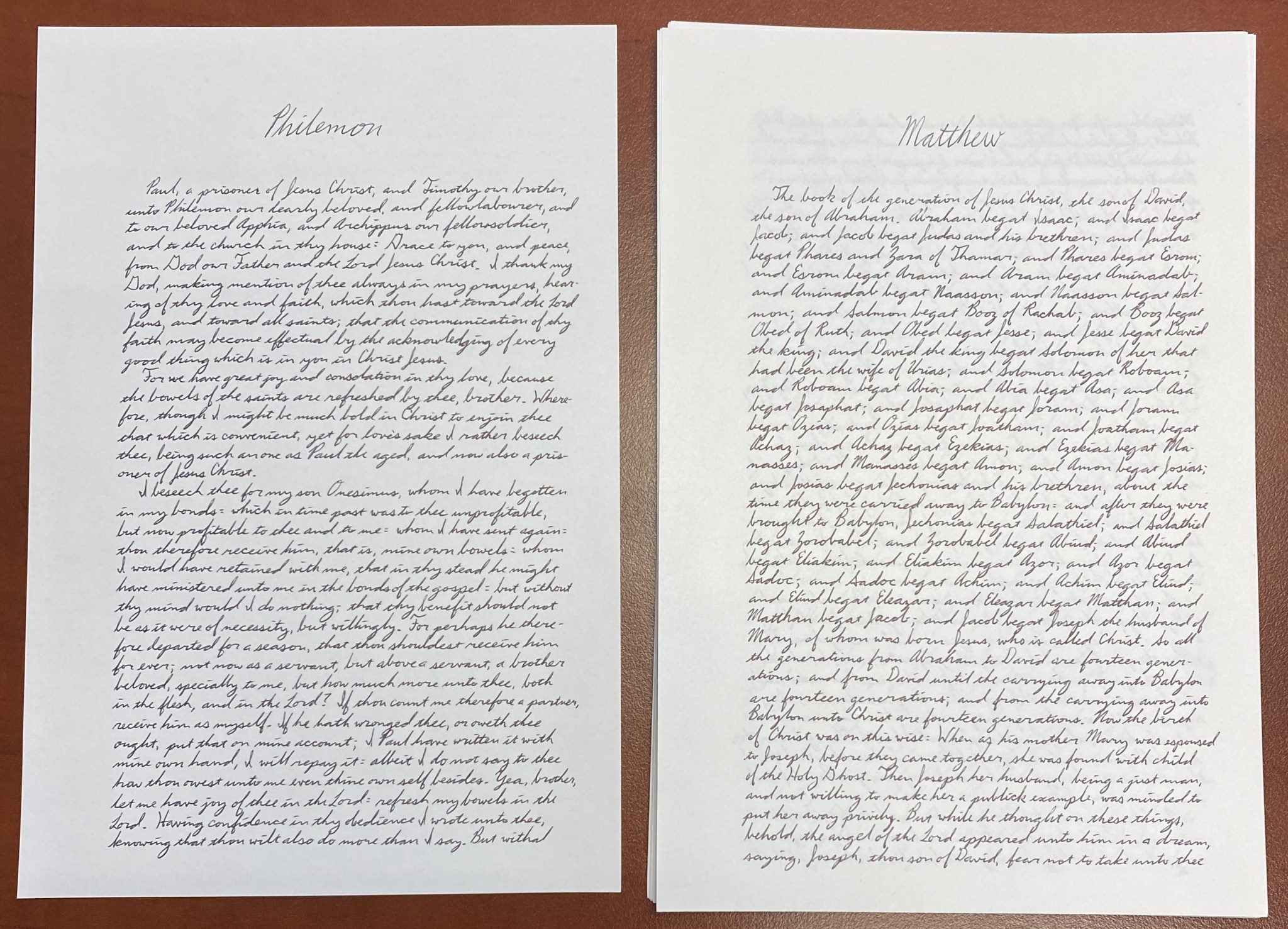 What Men Have to Say About Scripture Writing – Great and Noble Tasks
